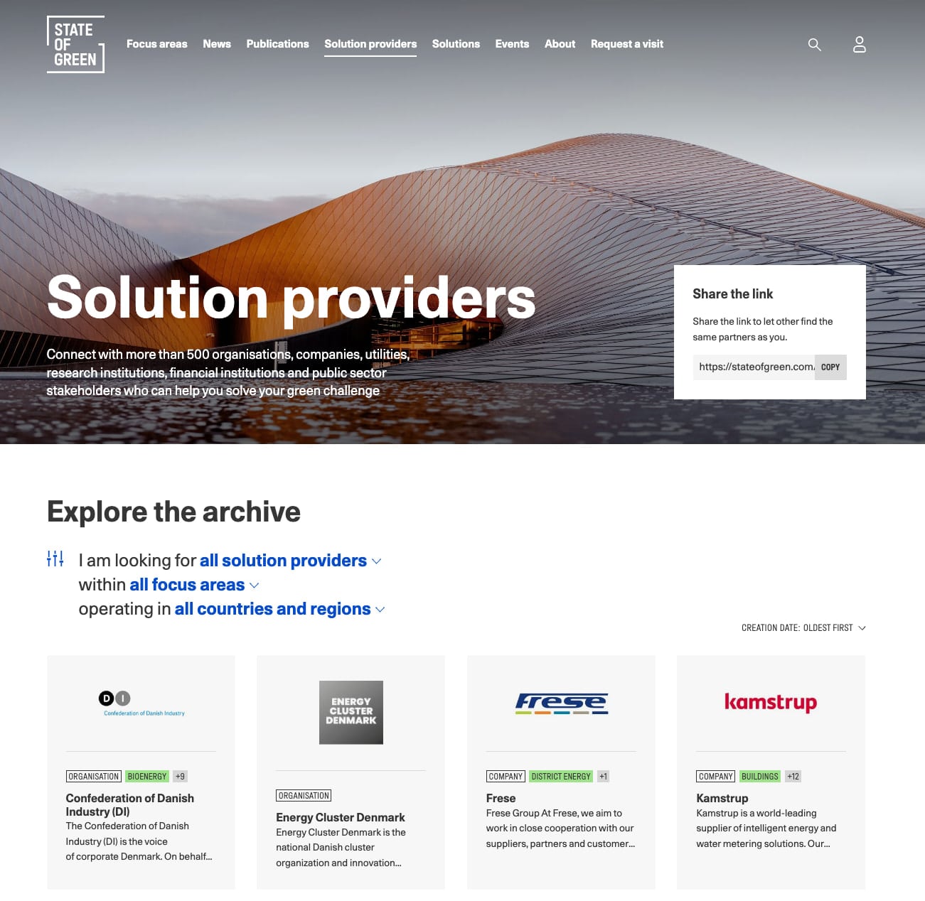 State of Green: Complete Platform Highlighting Green Danish Solutions ...