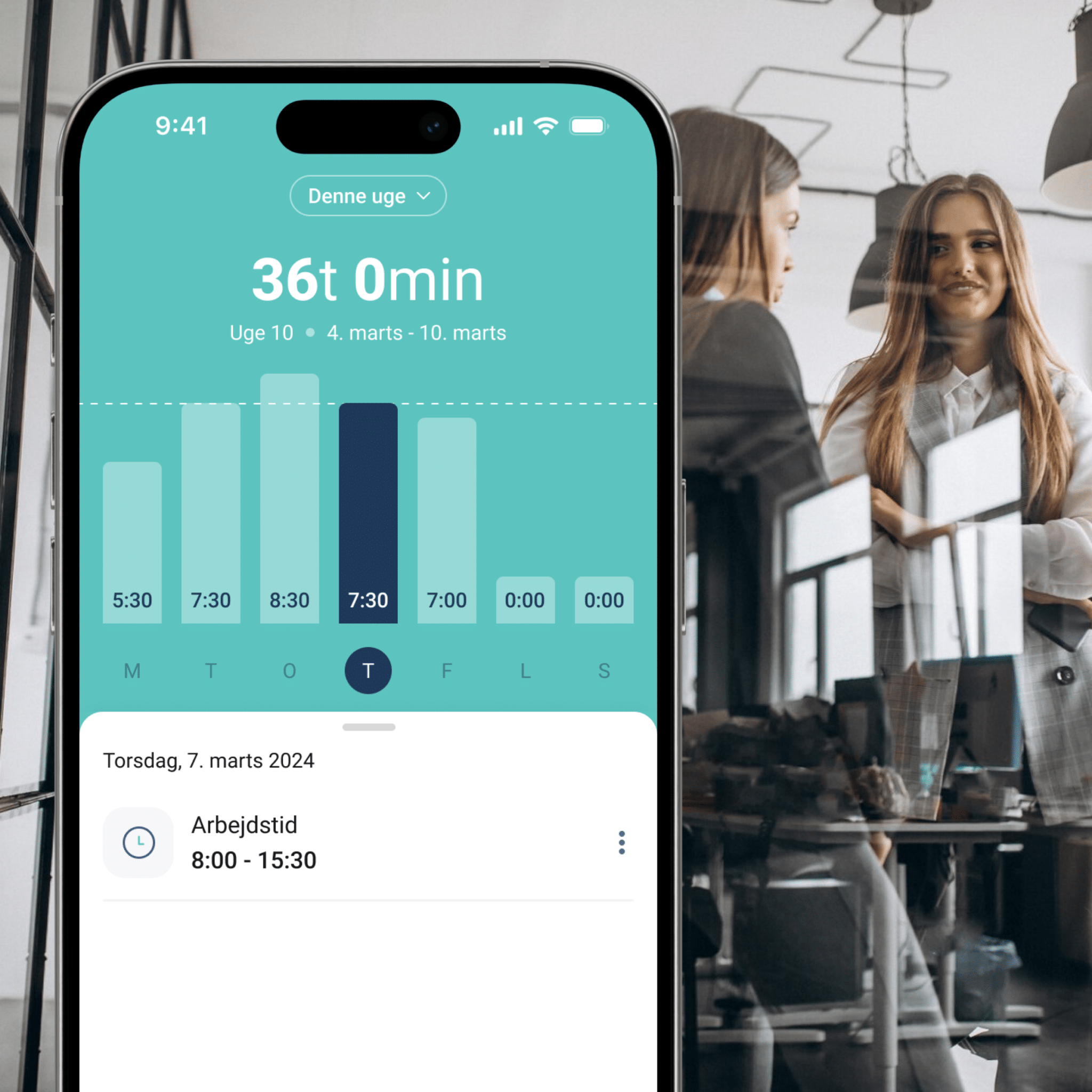 Appdesign til Uniconta Work App - Makeable ApS